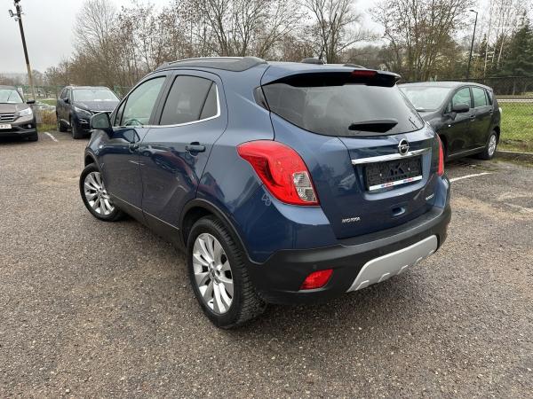 Blue Opel Mokka 2016 in Alytus, with an engine capacity of 1.60 L and mileage of 160 thousand km for 7900 €, photo 4 on AUTOMOTO.COM.LV