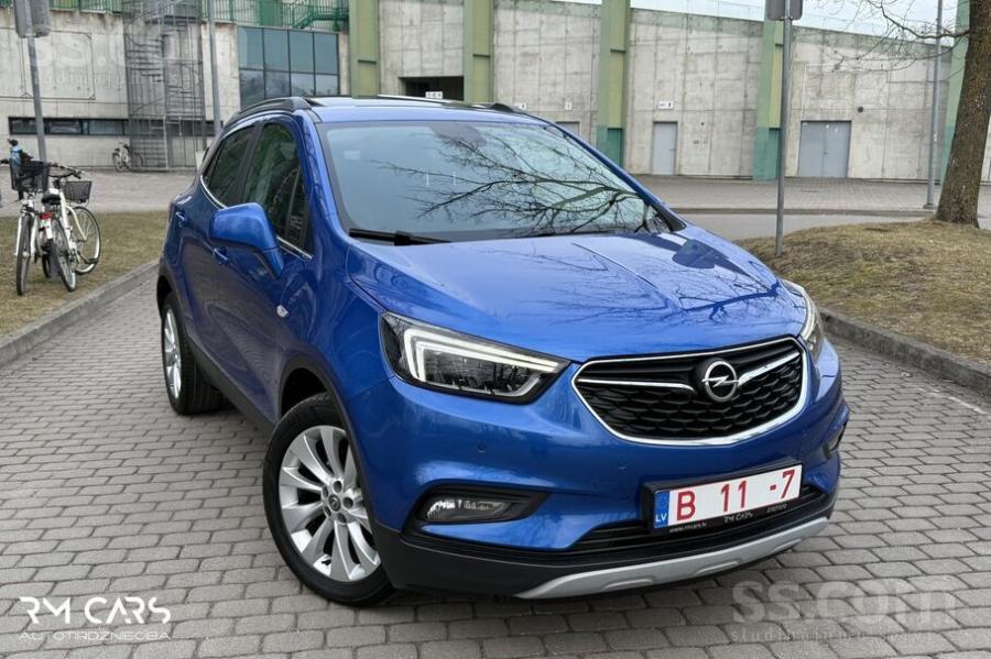 Zils Opel Mokka 2017 Jelgava, ar dzinēja tilpumu 1.60 L un nobraukumu 209 tūkst. km par 8950 €, foto 1 vietnē AUTOMOTO.COM.LV