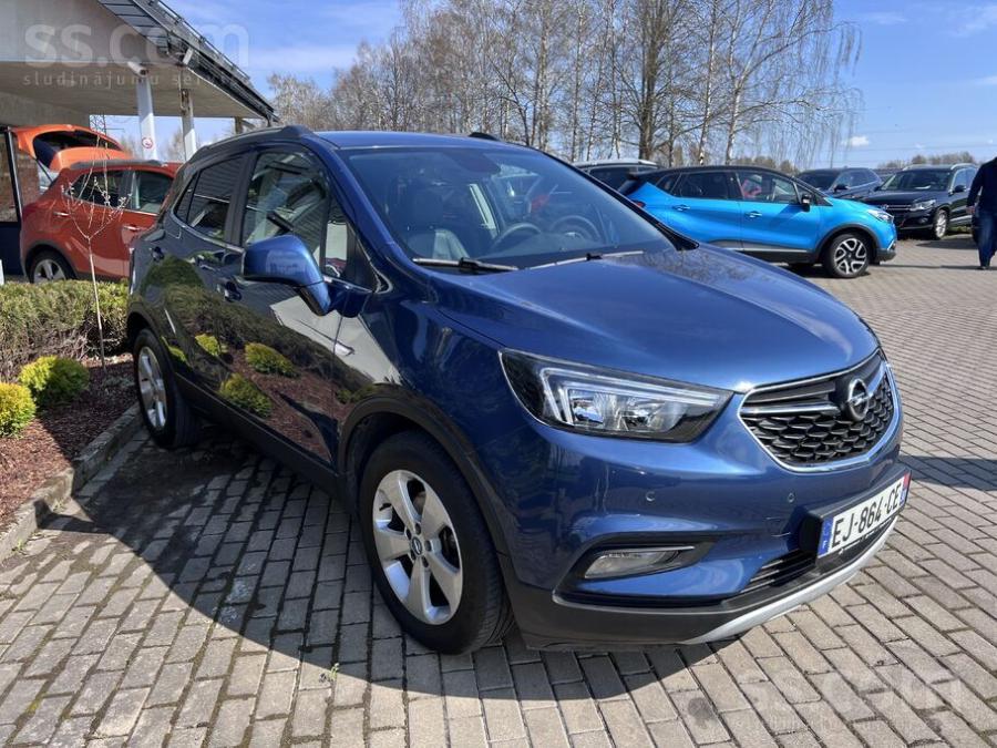 Blue Opel Mokka 2017 in Talsi, with an engine capacity of 1.60 L and mileage of 210 thousand km for 12960 €, photo 3 on AUTOMOTO.COM.LV