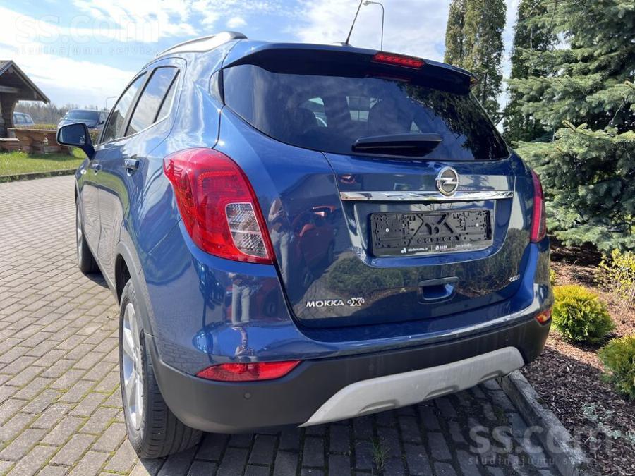 Blue Opel Mokka 2017 in Talsi, with an engine capacity of 1.60 L and mileage of 210 thousand km for 12960 €, photo 8 on AUTOMOTO.COM.LV