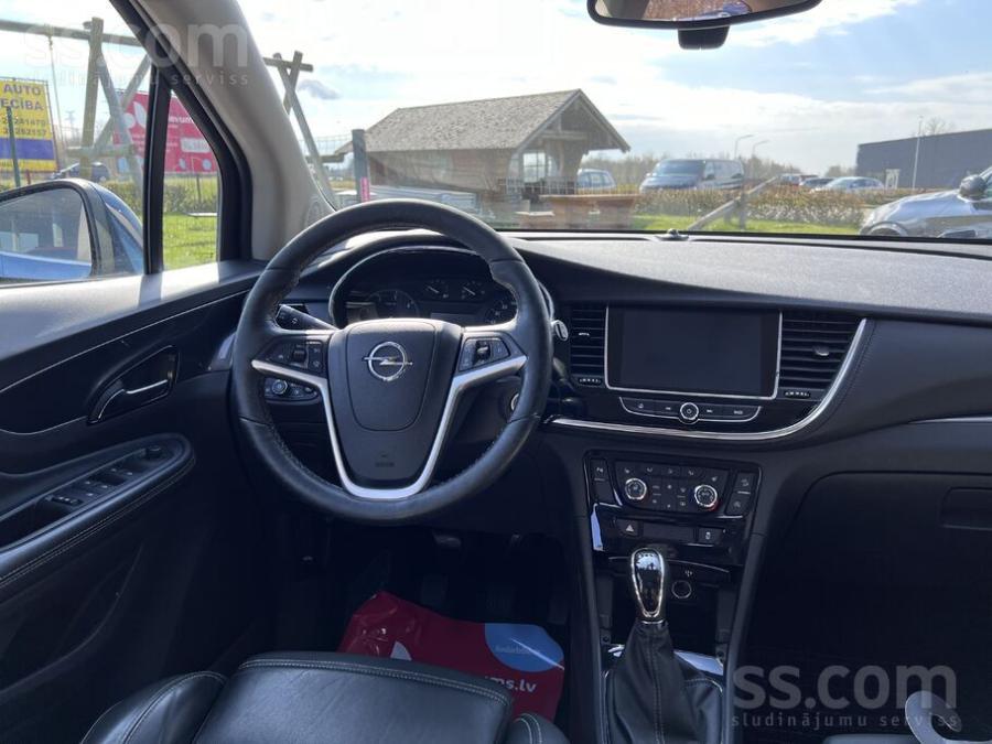 Blue Opel Mokka 2017 in Talsi, with an engine capacity of 1.60 L and mileage of 210 thousand km for 12960 €, photo 14 on AUTOMOTO.COM.LV