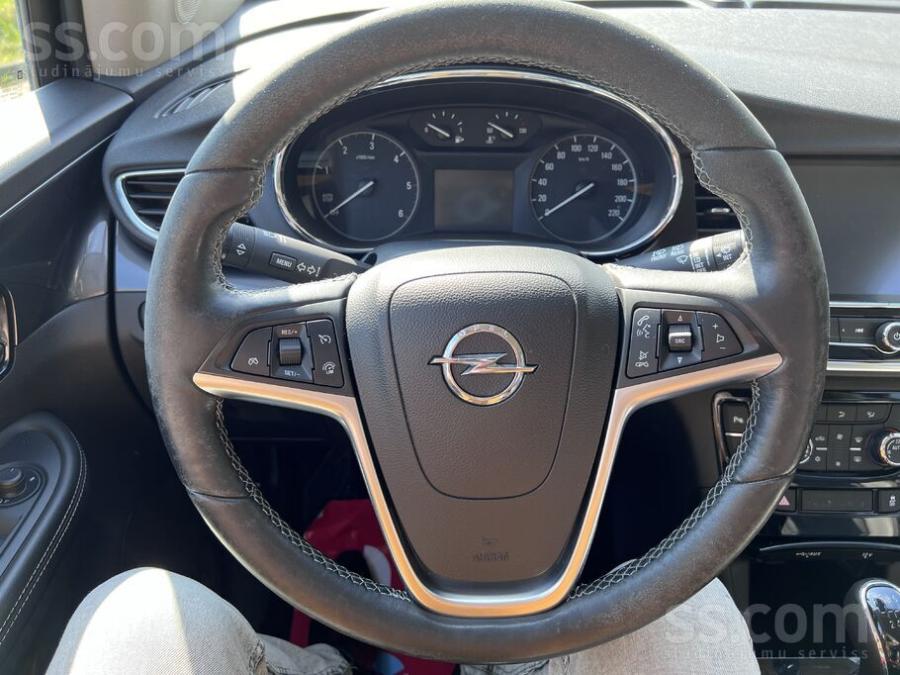 Blue Opel Mokka 2017 in Talsi, with an engine capacity of 1.60 L and mileage of 210 thousand km for 12960 €, photo 15 on AUTOMOTO.COM.LV