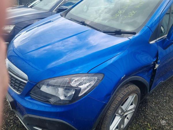 Blue Opel Mokka 2017 in Alytus, with an engine capacity of 1.60 L and mileage of 67 thousand km for 3100 €, photo 3 on AUTOMOTO.COM.LV