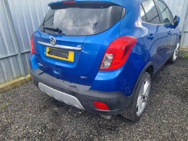 Blue Opel Mokka 2017 in Alytus, with an engine capacity of 1.60 L and mileage of 67 thousand km for 3100 €, photo 5 on AUTOMOTO.COM.LV
