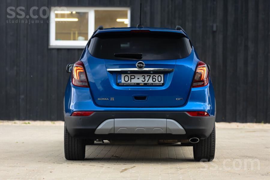 Zils Opel Mokka 2017 Jelgava, ar dzinēja tilpumu 1.60 L un nobraukumu 210 tūkst. km par 9900 €, foto 5 vietnē AUTOMOTO.COM.LV