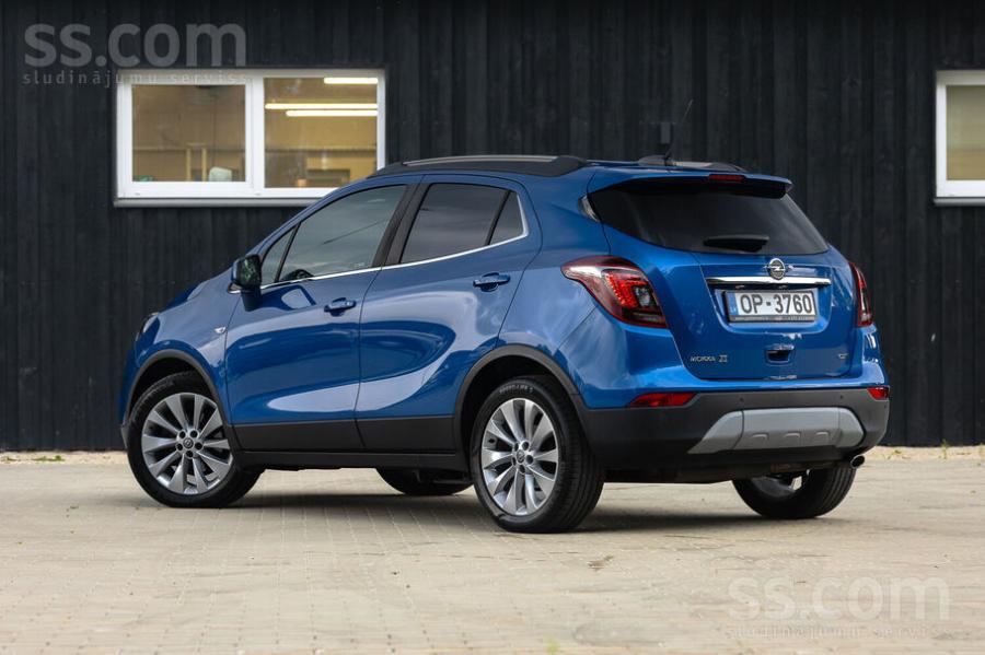 Zils Opel Mokka 2017 Jelgava, ar dzinēja tilpumu 1.60 L un nobraukumu 210 tūkst. km par 9900 €, foto 6 vietnē AUTOMOTO.COM.LV