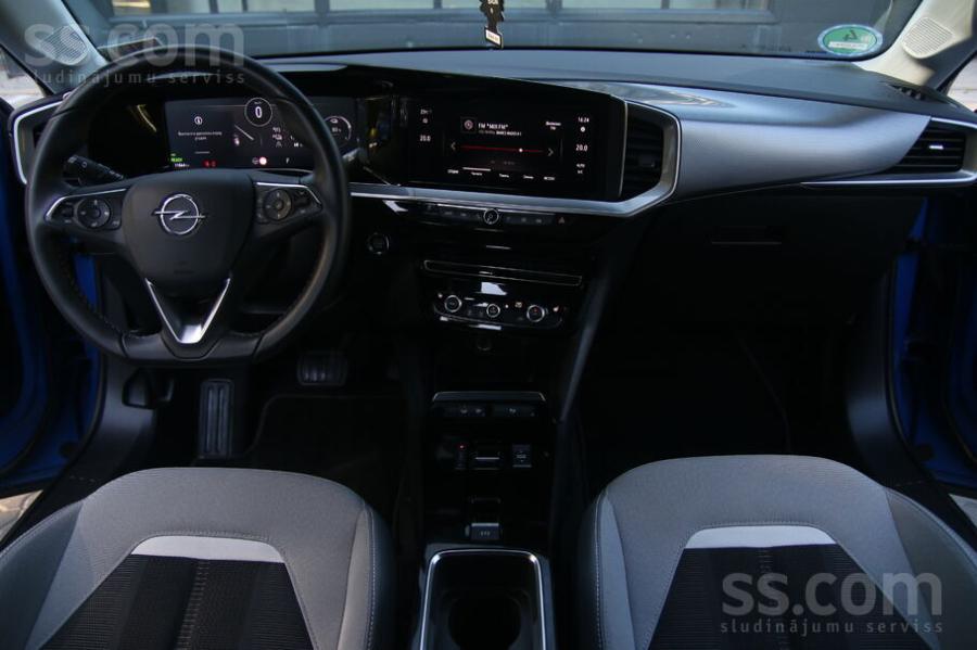 Blue Opel Mokka 2021 in Riga, with an engine capacity of 1.60 L and mileage of 12 thousand km for 21500 €, photo 12 on AUTOMOTO.COM.LV