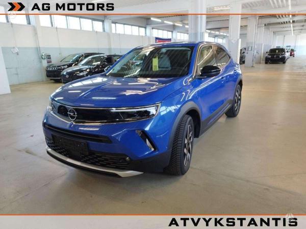 Blue Opel Mokka 2023 in Vilnius, with an engine capacity of 1.20 L and mileage of 102 thousand km for 15000 €, photo 1 on AUTOMOTO.COM.LV