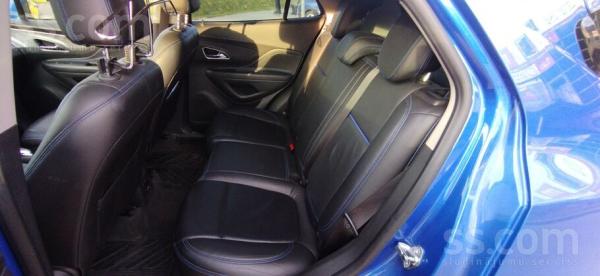 Blue Opel Mokka 2014 in Riga, with an engine capacity of 1.40 L and mileage of 94 thousand km for 7000 €, photo 10 on AUTOMOTO.COM.LV