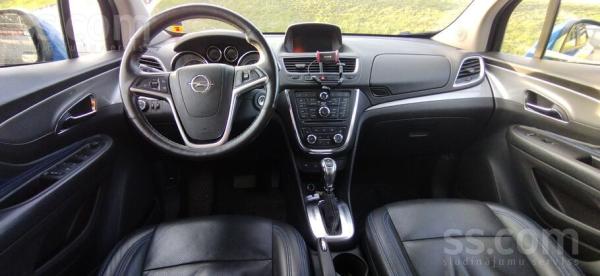 Blue Opel Mokka 2014 in Riga, with an engine capacity of 1.40 L and mileage of 94 thousand km for 7000 €, photo 11 on AUTOMOTO.COM.LV