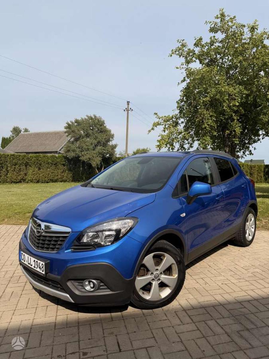 Zils Opel Mokka 2016 Rokiškis, ar dzinēja tilpumu 1.60 L un nobraukumu 161 tūkst. km par 5600 €, foto 5 vietnē AUTOMOTO.COM.LV