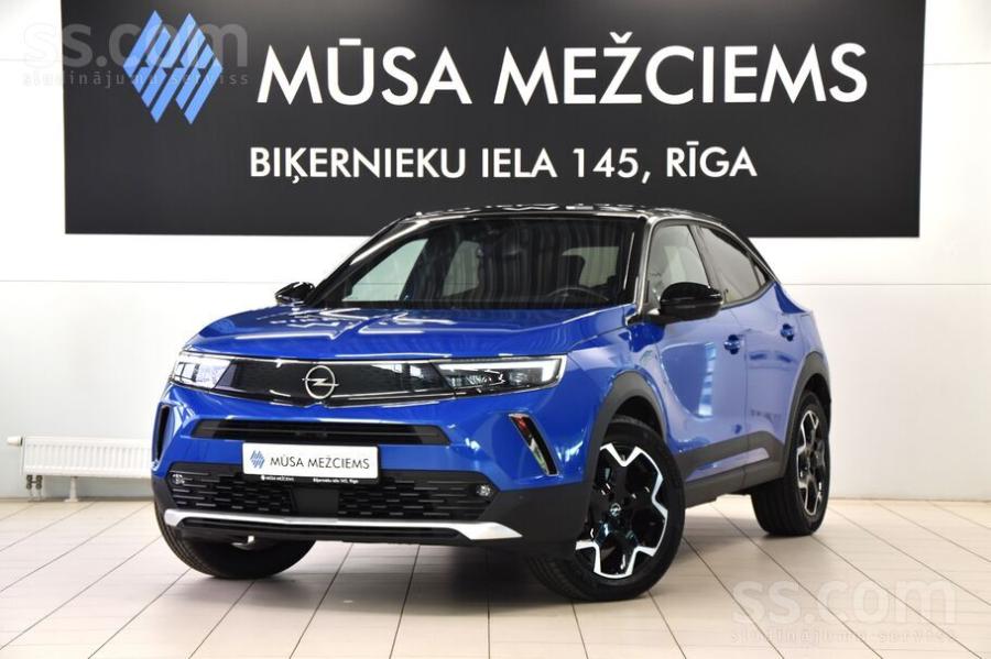 Zils Opel Mokka 2022 Rīga, ar dzinēja tilpumu 0.00 L un nobraukumu 24 tūkst. km par 21990 €, foto 1 vietnē AUTOMOTO.COM.LV