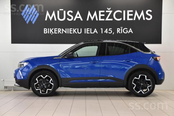 Blue Opel Mokka 2022 in Riga, with an engine capacity of 0.00 L and mileage of 24 thousand km for 21990 €, photo 5 on AUTOMOTO.COM.LV