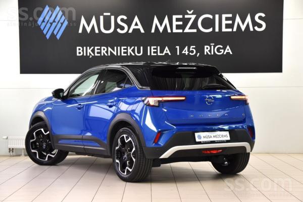 Blue Opel Mokka 2022 in Riga, with an engine capacity of 0.00 L and mileage of 24 thousand km for 21990 €, photo 8 on AUTOMOTO.COM.LV