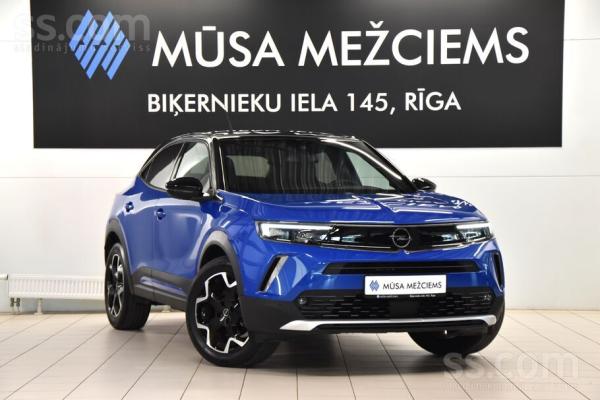 Zils Opel Mokka 2023 Rīga, ar dzinēja tilpumu 1.20 L un nobraukumu 7 tūkst. km par 23490 €, foto 3 vietnē AUTOMOTO.COM.LV