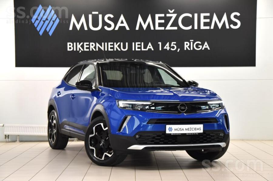 Синий Опель Mokka 2023 в Рига, объемом двигателя 1.20 л и пробегом 7 тыс. км за 23490 €, фото 4 на AUTOMOTO.COM.LV