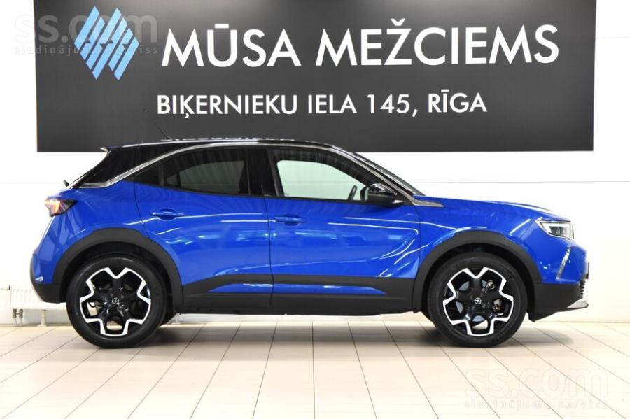 Синий Опель Mokka 2023 в Рига, объемом двигателя 1.20 л и пробегом 7 тыс. км за 23490 €, фото 5 на AUTOMOTO.COM.LV
