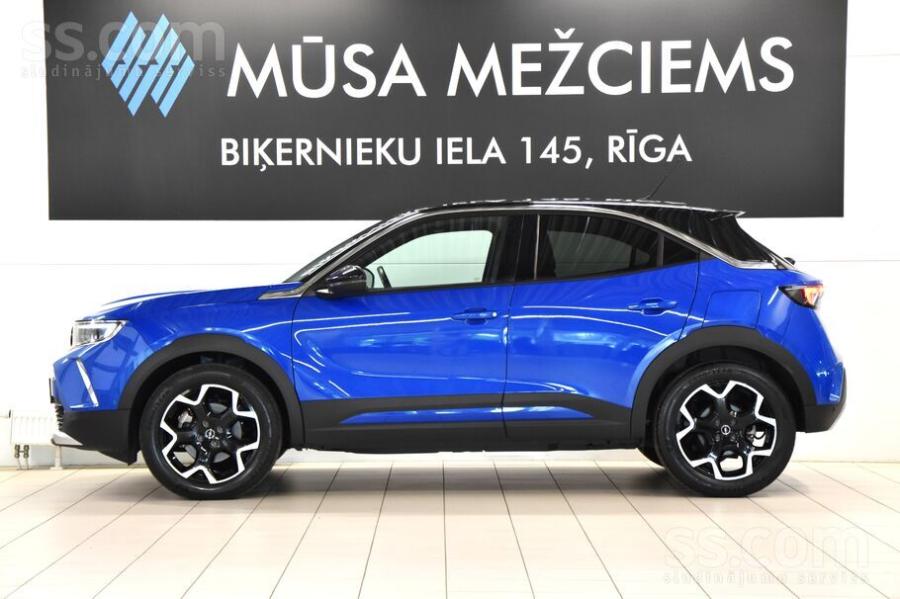 Синий Опель Mokka 2023 в Рига, объемом двигателя 1.20 л и пробегом 7 тыс. км за 23490 €, фото 6 на AUTOMOTO.COM.LV