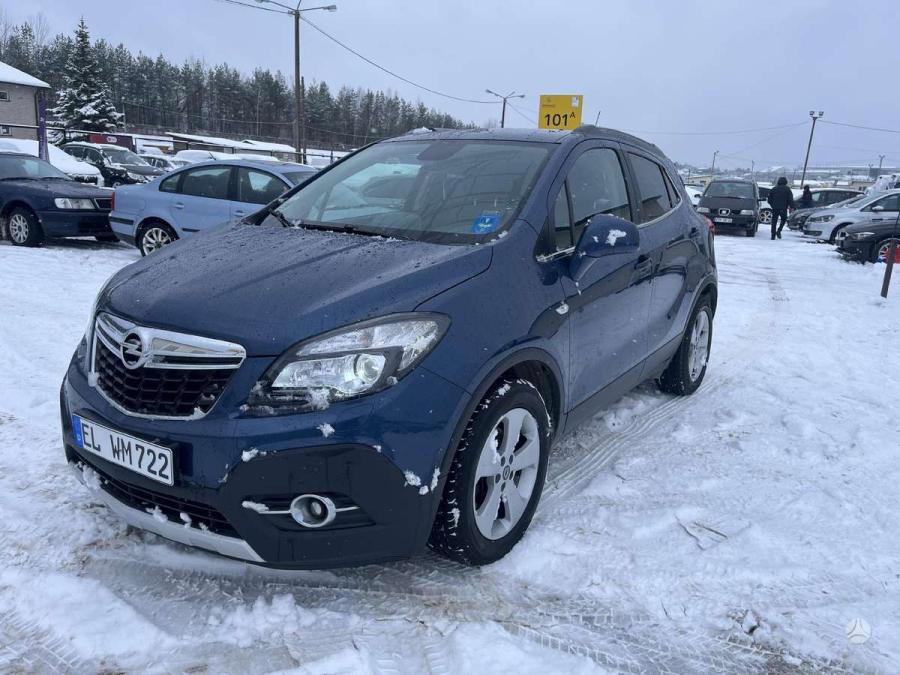 Zils Opel Mokka 2015 Viļņa, ar dzinēja tilpumu 1.60 L un nobraukumu 214 tūkst. km par 7500 €, foto 1 vietnē AUTOMOTO.COM.LV