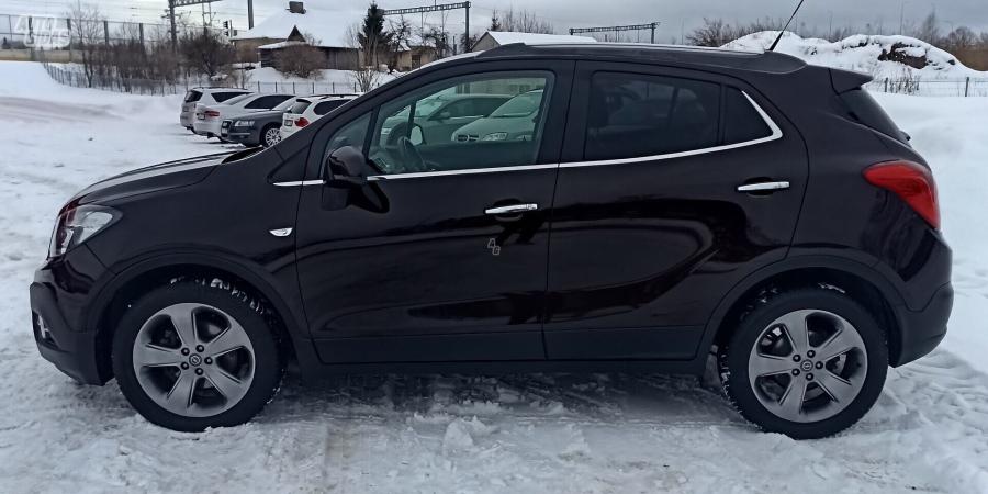 Brown Opel Mokka 2013 in Telschi, with an engine capacity of 1.70 L and mileage of 243 thousand km for 7300 €, photo 4 on AUTOMOTO.COM.LV