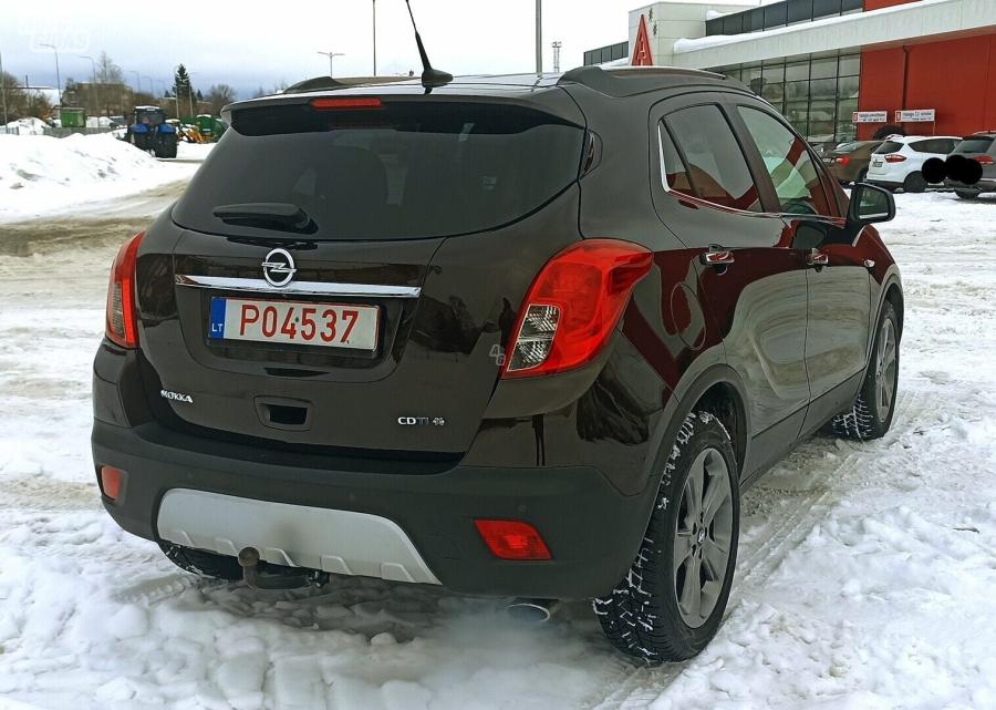 Brown Opel Mokka 2013 in Telschi, with an engine capacity of 1.70 L and mileage of 243 thousand km for 7300 €, photo 7 on AUTOMOTO.COM.LV