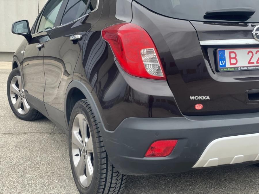 Brown Opel Mokka 2013 in Riga, with an engine capacity of 1.70 L and mileage of 315 thousand km for 9490 €, photo 12 on AUTOMOTO.COM.LV