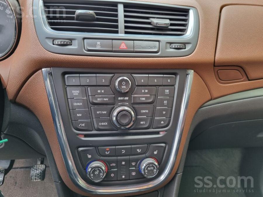 Brown Opel Mokka 2013 in Riga, with an engine capacity of 1.70 L and mileage of 222 thousand km for 8300 €, photo 11 on AUTOMOTO.COM.LV
