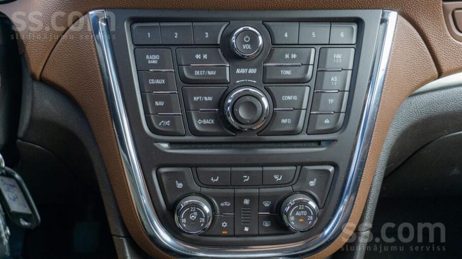 Brūns Opel Mokka 2013 Rīga, ar dzinēja tilpumu 1.70 L un nobraukumu 205 tūkst. km par 7490 €, foto 17 vietnē AUTOMOTO.COM.LV