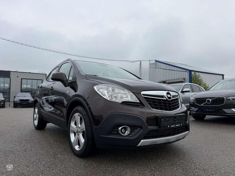 Brown Opel Mokka 2013 in Kaunas, with an engine capacity of 1.69 L and mileage of 102 thousand km for 7100 €, photo 10 on AUTOMOTO.COM.LV