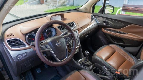 Brūns Opel Mokka 2013 Rīga, ar dzinēja tilpumu 1.70 L un nobraukumu 205 tūkst. km par 6590 €, foto 11 vietnē AUTOMOTO.COM.LV