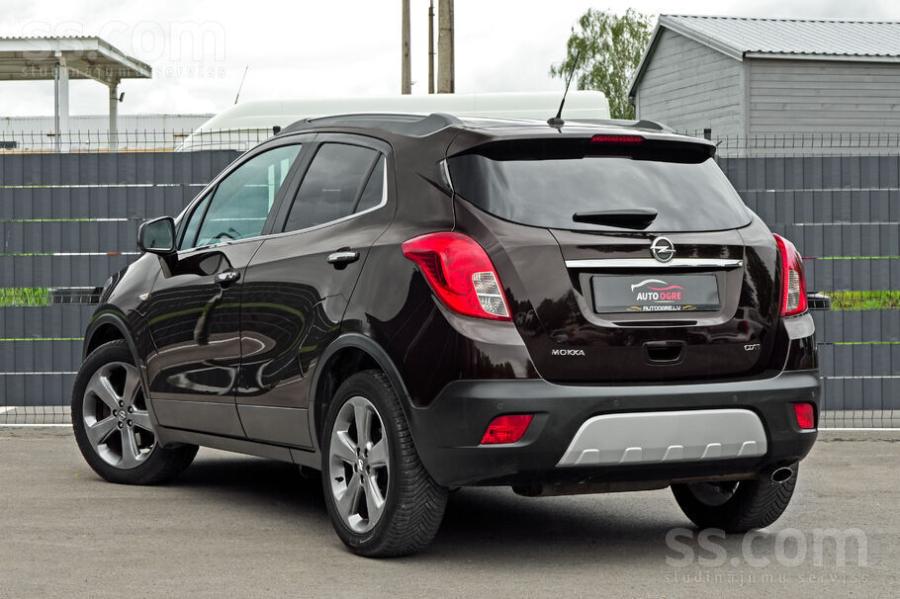 Brown Opel Mokka 2014 in Ogre, with an engine capacity of 1.70 L and mileage of 174 thousand km for 6700 €, photo 4 on AUTOMOTO.COM.LV