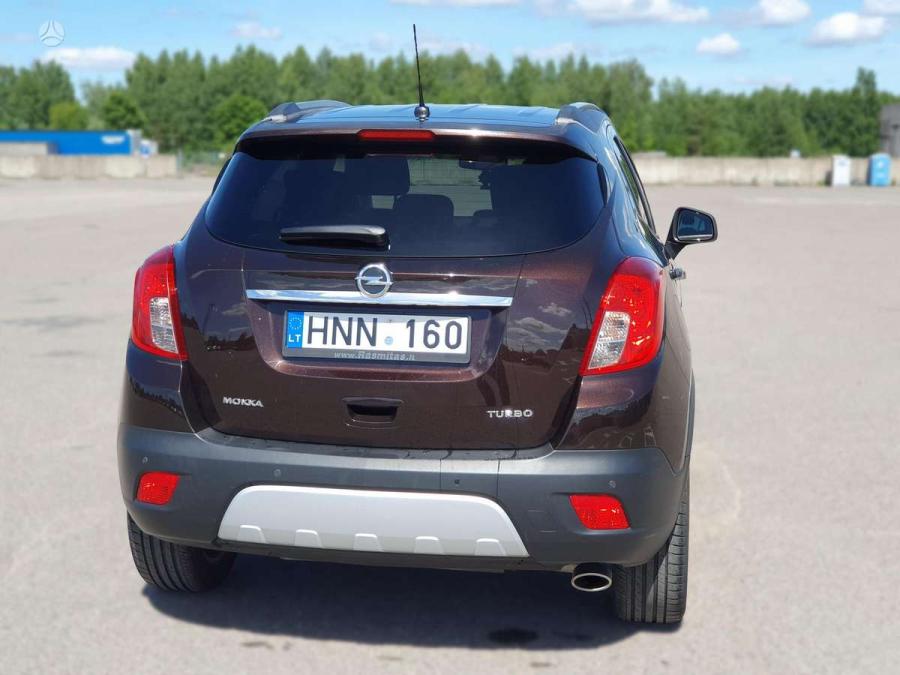 Brown Opel Mokka 2014 in Panevezys, with an engine capacity of 1.36 L and mileage of 143 thousand km for 6800 €, photo 7 on AUTOMOTO.COM.LV