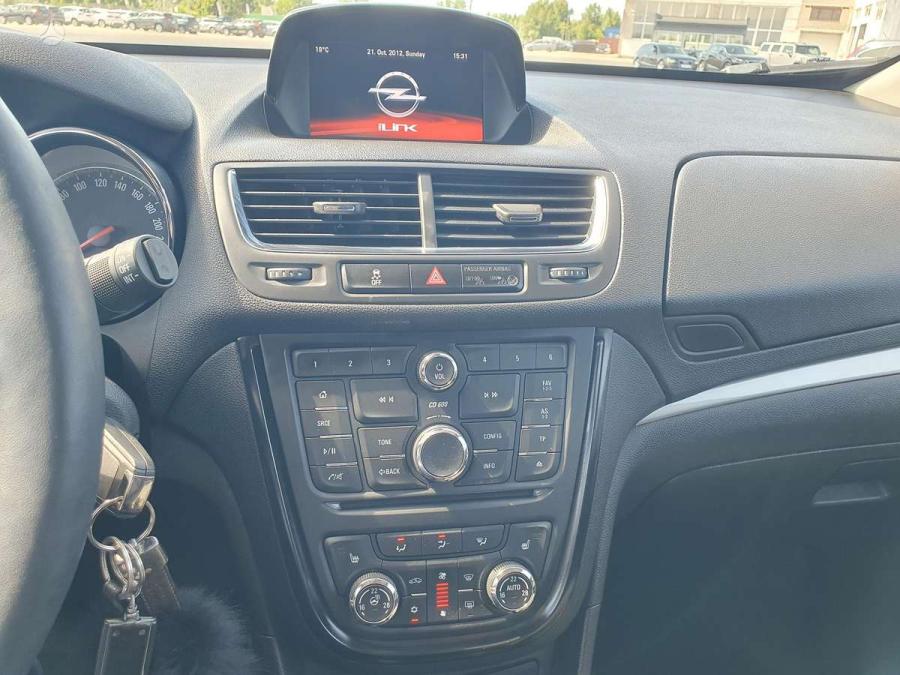 Brown Opel Mokka 2014 in Panevezys, with an engine capacity of 1.36 L and mileage of 143 thousand km for 6800 €, photo 12 on AUTOMOTO.COM.LV