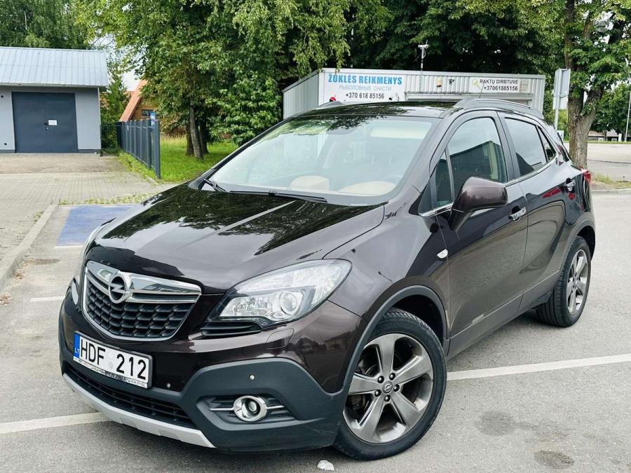 Brūns Opel Mokka 2014 Šalčininkai, ar dzinēja tilpumu 1.69 L un nobraukumu 310 tūkst. km par 6500 €, foto 4 vietnē AUTOMOTO.COM.LV