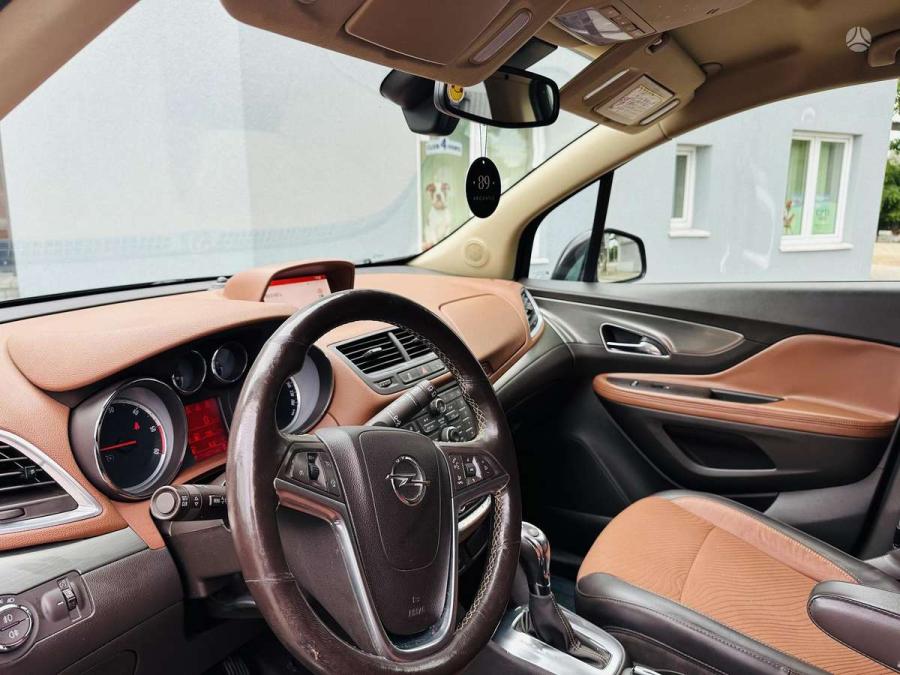 Brūns Opel Mokka 2014 Šalčininkai, ar dzinēja tilpumu 1.69 L un nobraukumu 310 tūkst. km par 6500 €, foto 13 vietnē AUTOMOTO.COM.LV
