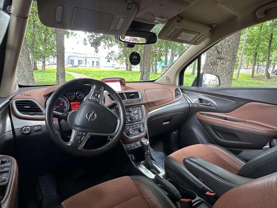 Brūns Opel Mokka 2014 Šalčininkai, ar dzinēja tilpumu 1.69 L un nobraukumu 310 tūkst. km par 6500 €, foto 19 vietnē AUTOMOTO.COM.LV