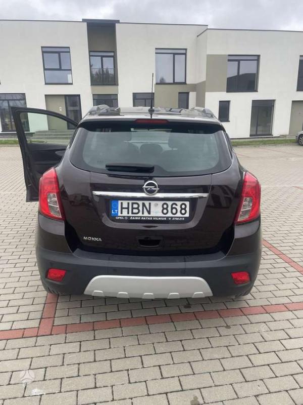 Brūns Opel Mokka 2014 Viļņa, ar dzinēja tilpumu 1.60 L un nobraukumu 112 tūkst. km par 6500 €, foto 3 vietnē AUTOMOTO.COM.LV