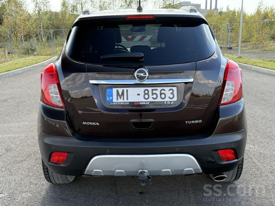 Brown Opel Mokka 2014 in Liepaja, with an engine capacity of 1.40 L and mileage of 243 thousand km for 7600 €, photo 9 on AUTOMOTO.COM.LV
