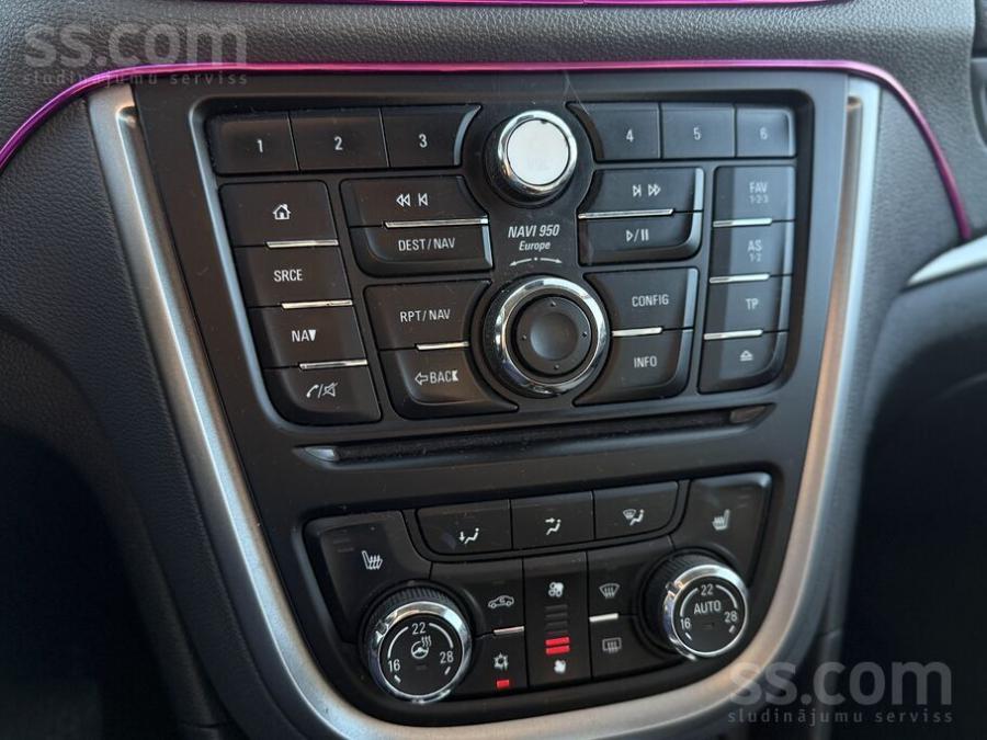 Brown Opel Mokka 2014 in Liepaja, with an engine capacity of 1.40 L and mileage of 243 thousand km for 7600 €, photo 22 on AUTOMOTO.COM.LV