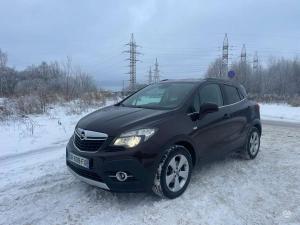 Brown Opel Mokka 2015 in Kaunas, with an engine capacity of 1.60 L and mileage of 217 thousand km for 7850 €, photo  on AUTOMOTO.COM.LV