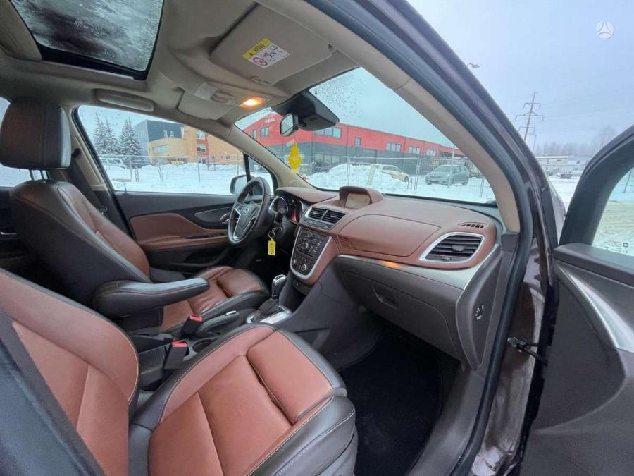 Brown Opel Mokka 2015 in Kaunas, with an engine capacity of 1.60 L and mileage of 217 thousand km for 7850 €, photo 11 on AUTOMOTO.COM.LV