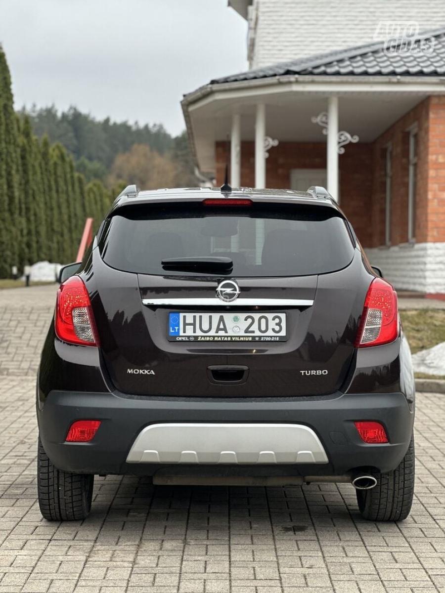 Brown Opel Mokka 2015 in Vilnius, with an engine capacity of 1.40 L and mileage of 125 thousand km for 10900 €, photo 11 on AUTOMOTO.COM.LV