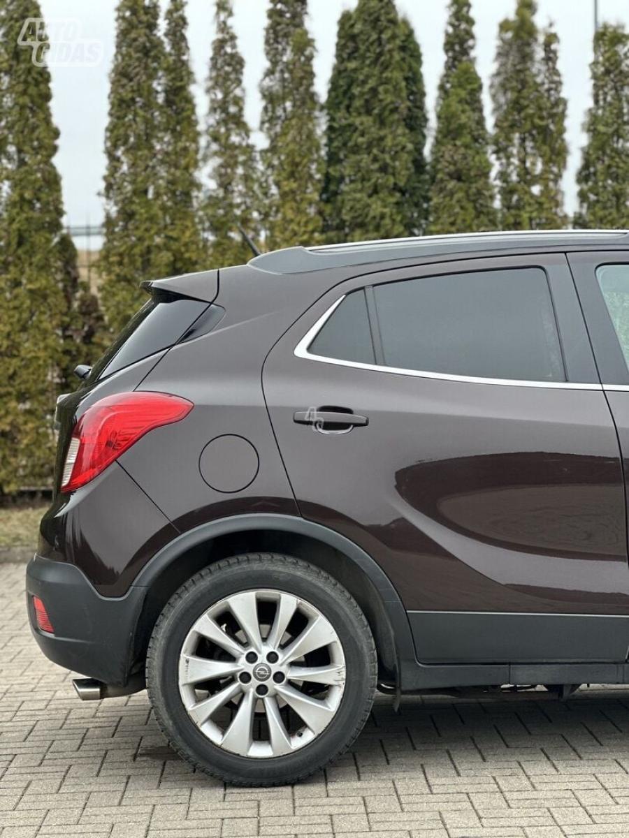 Brown Opel Mokka 2015 in Vilnius, with an engine capacity of 1.40 L and mileage of 125 thousand km for 10900 €, photo 14 on AUTOMOTO.COM.LV