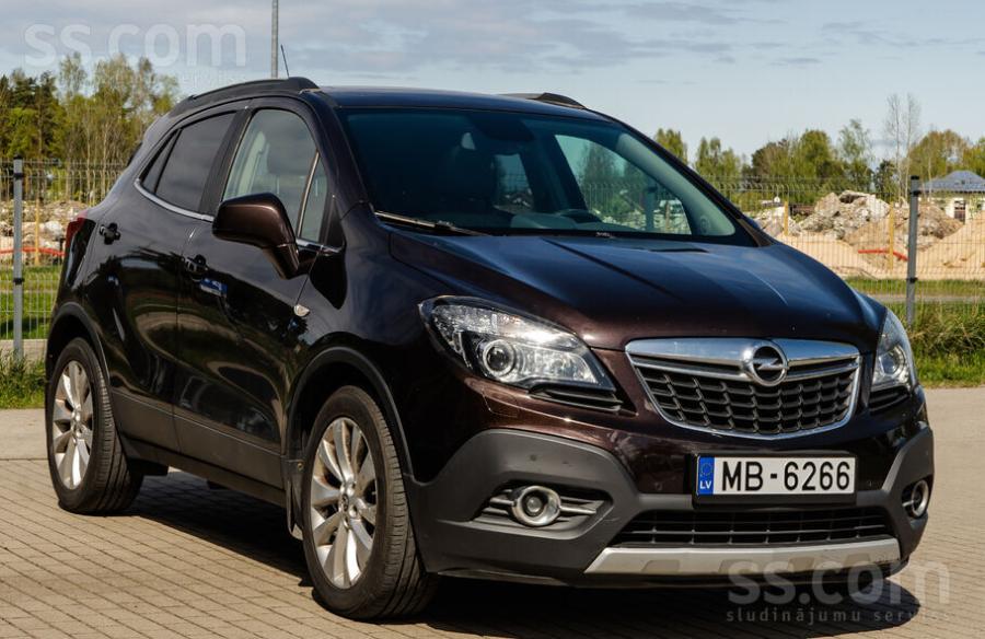 Brown Opel Mokka 2015 in Riga, with an engine capacity of 1.70 L and mileage of 194 thousand km for 8300 €, photo 1 on AUTOMOTO.COM.LV