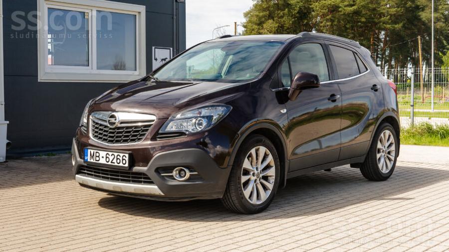 Brown Opel Mokka 2015 in Riga, with an engine capacity of 1.70 L and mileage of 194 thousand km for 8300 €, photo 4 on AUTOMOTO.COM.LV