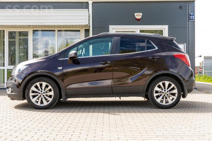 Brown Opel Mokka 2015 in Riga, with an engine capacity of 1.70 L and mileage of 194 thousand km for 8300 €, photo 5 on AUTOMOTO.COM.LV
