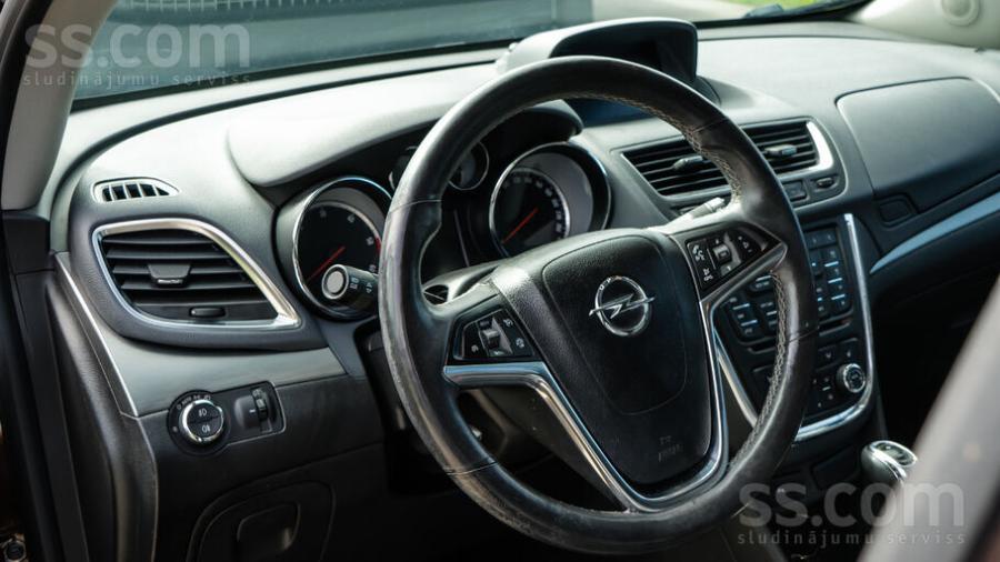 Brown Opel Mokka 2015 in Riga, with an engine capacity of 1.70 L and mileage of 194 thousand km for 8300 €, photo 10 on AUTOMOTO.COM.LV