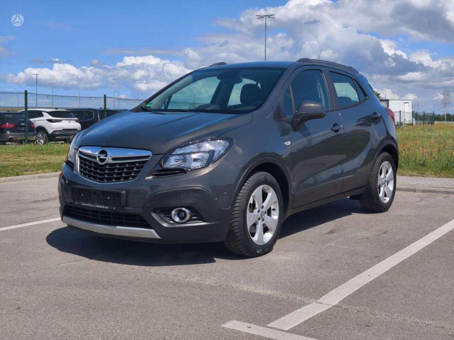 Brown Opel Mokka 2015 in Marijampole, with an engine capacity of 1.60 L and mileage of 92 thousand km for 8900 €, photo 3 on AUTOMOTO.COM.LV