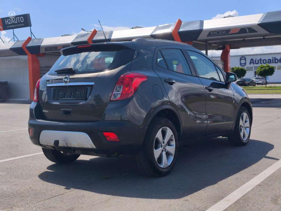Brown Opel Mokka 2015 in Marijampole, with an engine capacity of 1.60 L and mileage of 92 thousand km for 8900 €, photo 7 on AUTOMOTO.COM.LV