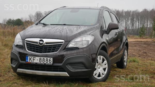 Brown Opel Mokka 2016 in Riga, with an engine capacity of 1.60 L and mileage of 225 thousand km for 7300 €, photo 5 on AUTOMOTO.COM.LV